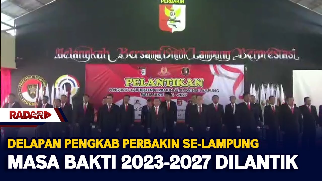 Delapan Pengkab Perbakin Se-Lampung Masa Bakti 2023 2027 Dilantik - radartvnews | Portal Berita ...